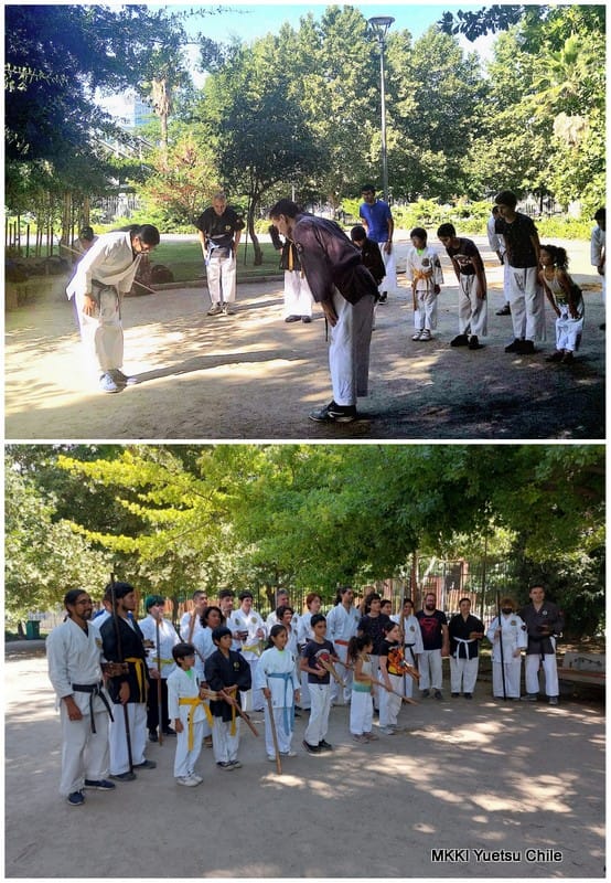Entrenamiento conjunto de Kobudo con Meibukan Chile - Yuetsu Clases de ...